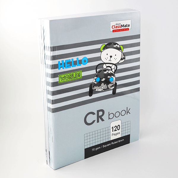 CR Book 6 Pack 120 Pages Square Ruled - Akura Pilot Sri Lanka | School ...